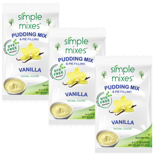 Simple Mixes Dye Free, Gluten Free , natural gelatin, gummy, puddings
